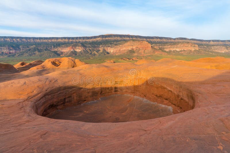 Rock Formations at Dance Hall Rock in Southern Utah Stock Image - Image ...
