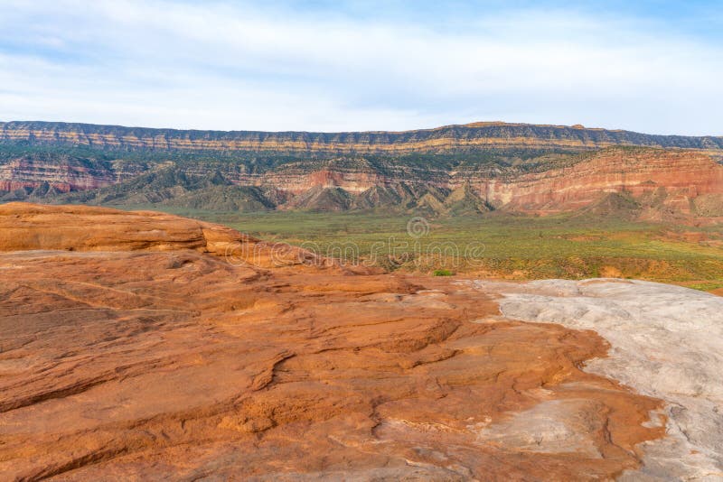 Rock Formations at Dance Hall Rock in Southern Utah Stock Photo - Image ...