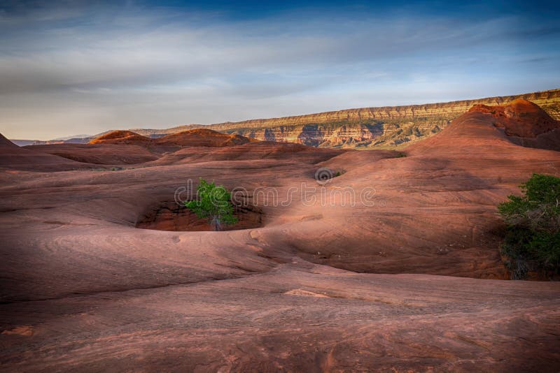 Rock Formations at Dance Hall Rock in Southern Utah Stock Image - Image ...