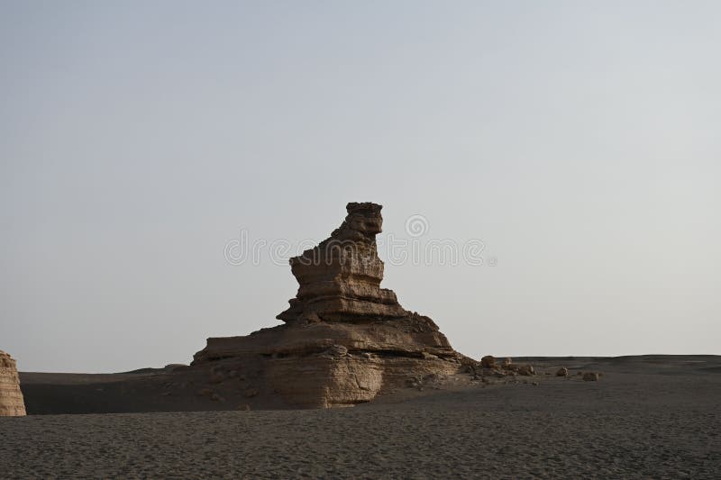Rock Formations in Desert Landscape Stock Photo - Image of vast, rock ...