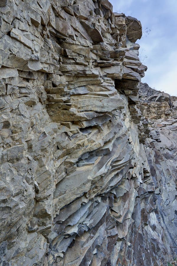 Rock Formations in Geological Layers Stock Image - Image of earth ...