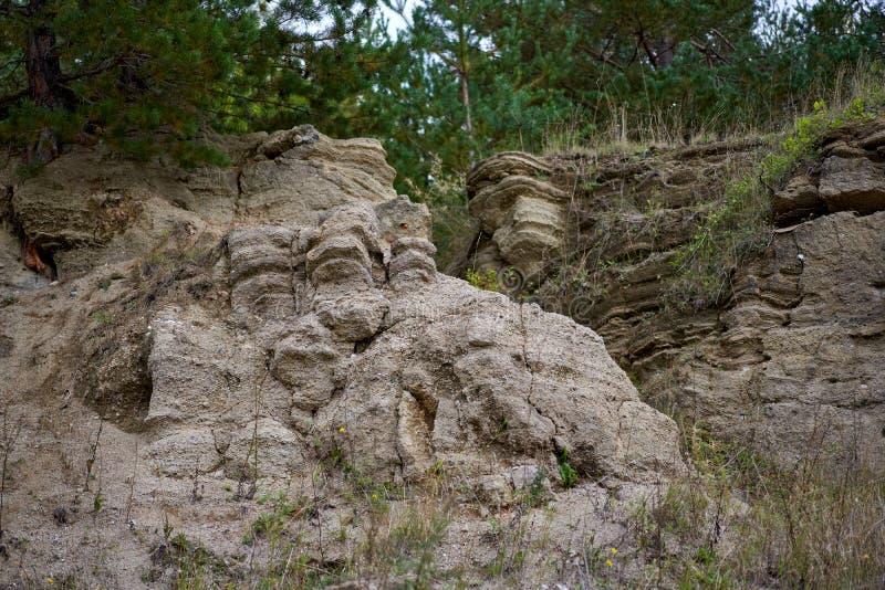 Rock Formations in Geological Layers Stock Photo - Image of layer ...