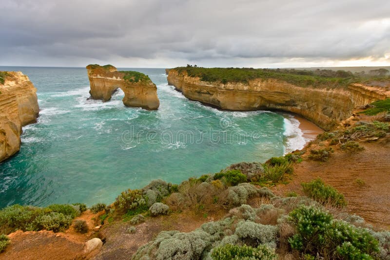 Rock Formations, Great Ocean Road Stock Image - Image: 15036661