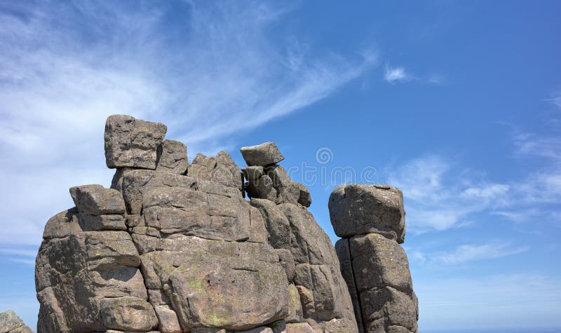Rock Formations in Karkonosze (Giant Mountains), Poland Stock Photo ...