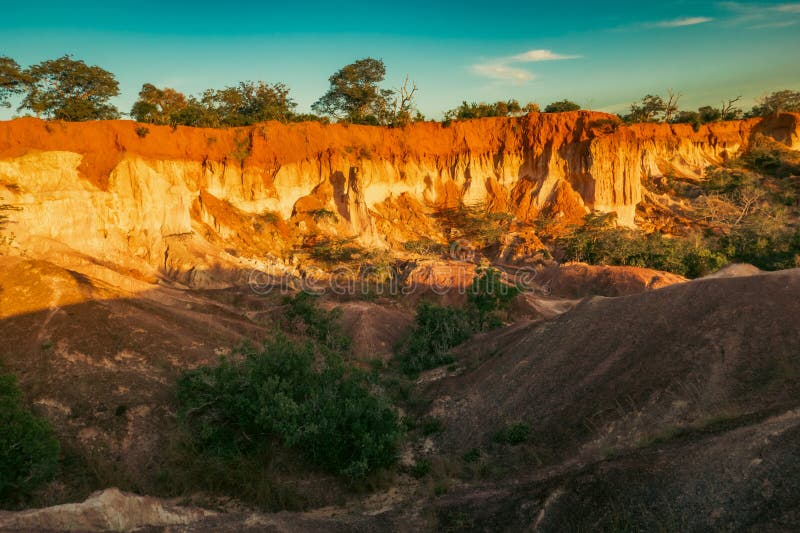 Rock Formations at Marafa Depression - Hell S Kitchen at Sunset in ...