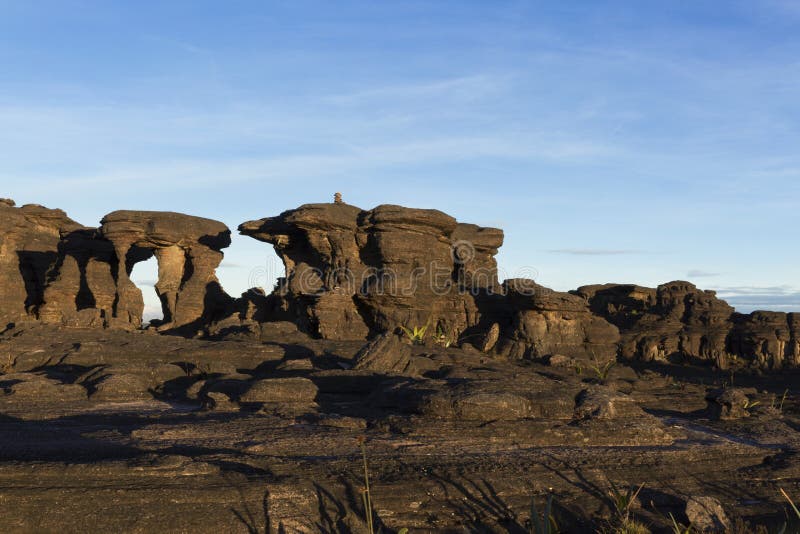 Rock Formations, Mount Roraima. Stock Image - Image of south, hiking ...