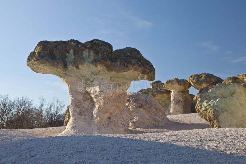 Rock formations mushrooms stock image. Image of famous - 81369787