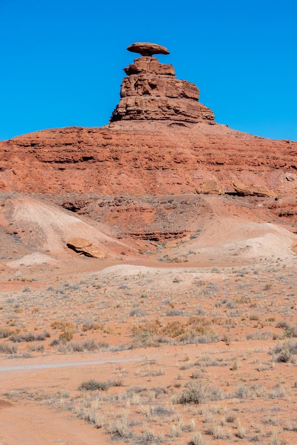 Rock Formations Named Hat Rock in Utah, USA Stock Photo - Image of park ...