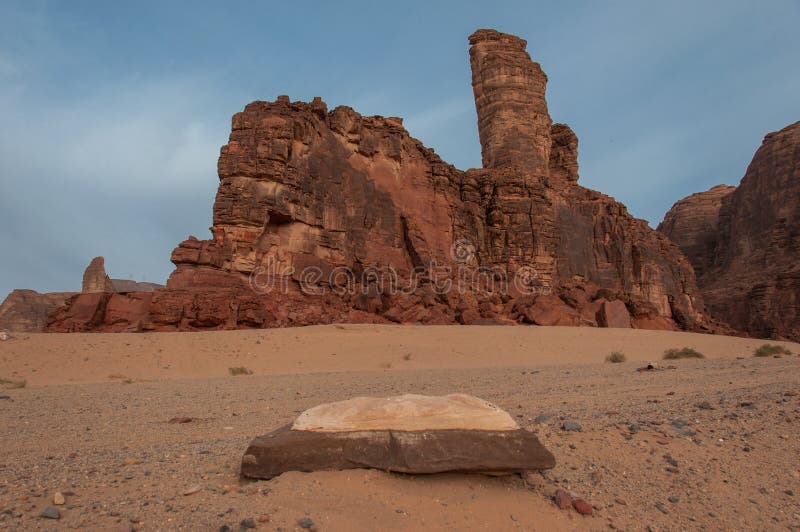 Rock Formations Near Al-Ula in the Deserts of Saudi Arabia Stock Image ...