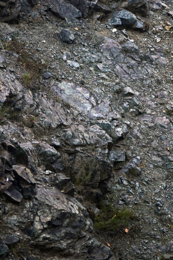 Rock Formations Near Road. Stones and Rocks Background Texture Stock ...