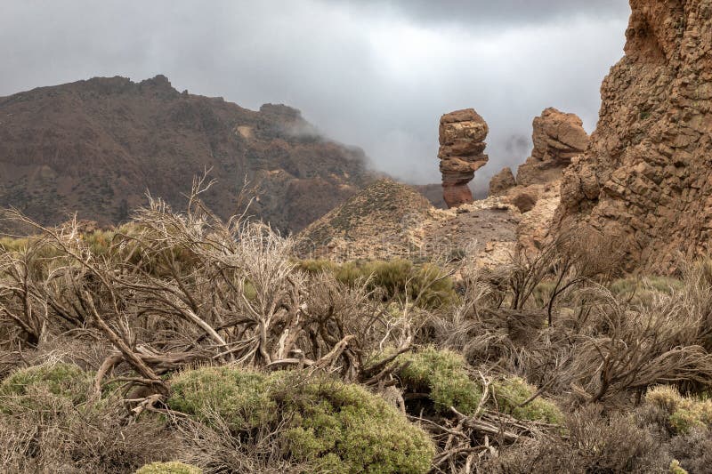 Rock Formations at Teide, Tenerife Stock Photo - Image of mountain ...