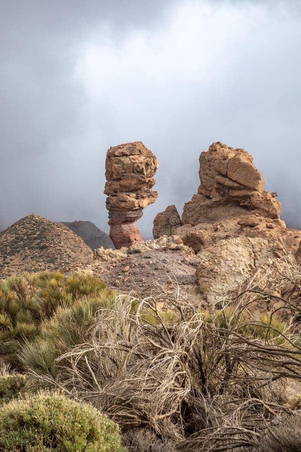 Rock Formations at Teide , Tenerife Stock Image - Image of vulcano ...