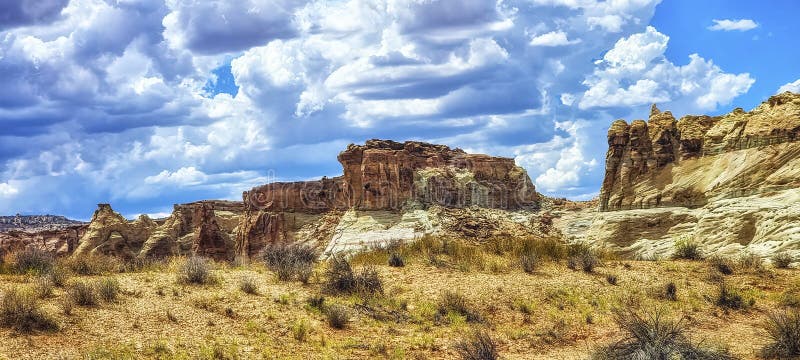 Rock Formations in Utah Desert, USA Stock Photo - Image of geologic ...