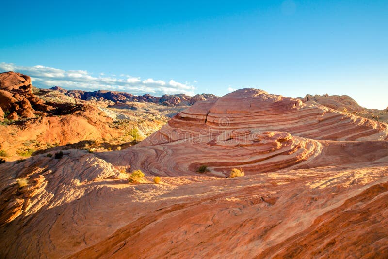 Rock Formations from Valley of Fire State Park in Nevada Stock Image ...