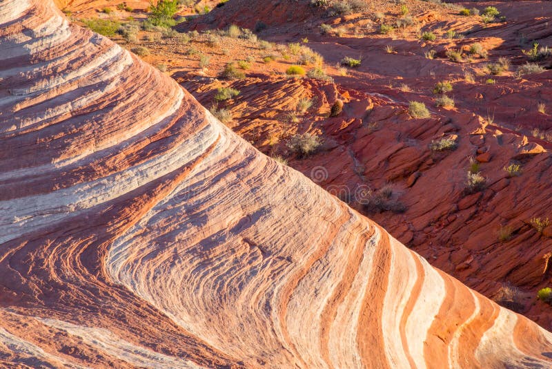 Rock Formations from Valley of Fire State Park in Nevada Stock Image ...