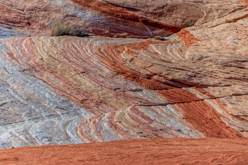 Rock Formations in Valley of Fire State Park, Nevada USA Stock Photo ...