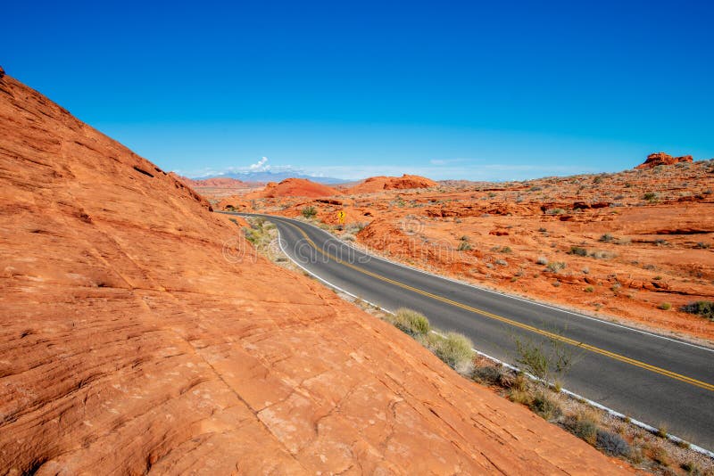 Rock Formations in Valley of Fire State Park, Nevada USA Stock Image ...