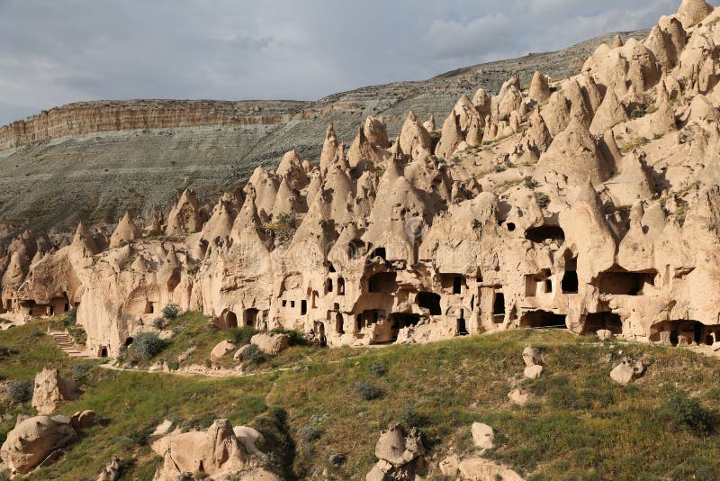 Zelve Valley, Cappadocia, Central Anatolia, Turkey Stock Image - Image ...