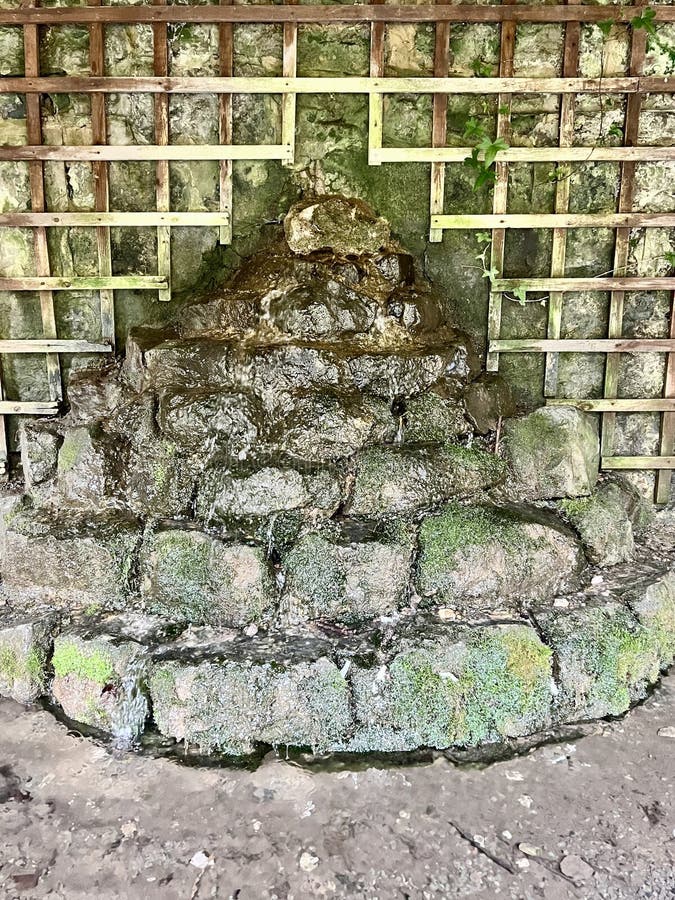 Rock Fountain stock image. Image of rock, decorative - 307584059