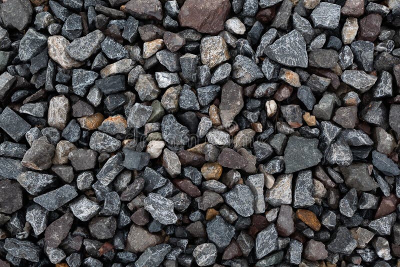 Rock Materials for Construction Stock Image - Image of mineral ...