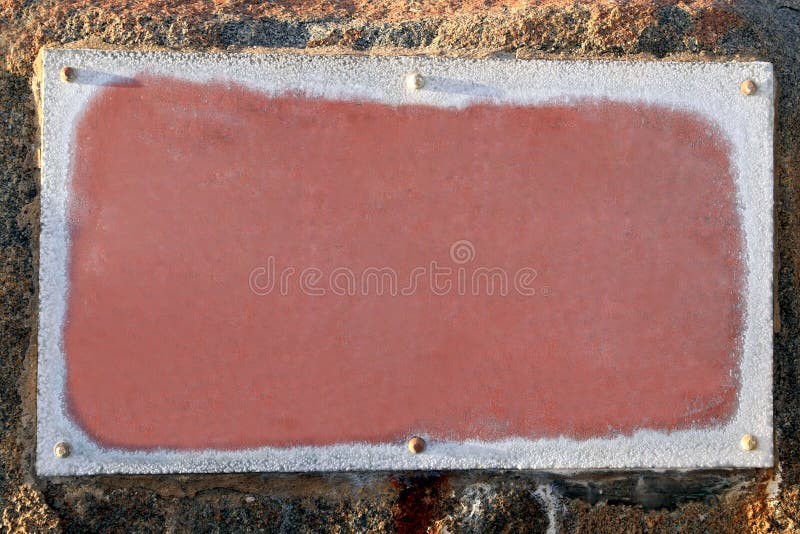 Rock Frame stock image. Image of stone, board, bulletin - 14019921