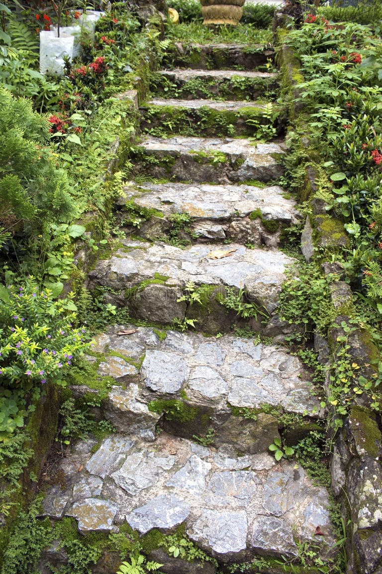 626 Stone Stairs Japanese Garden Stock Photos - Free & Royalty-Free ...