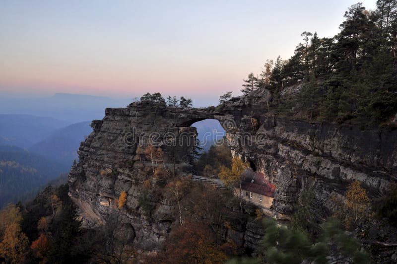 Rock gate stock photo. Image of hillock, erosive, mountain - 61866132