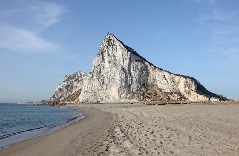 The Rock of Gibraltar stock image. Image of rock, territory - 25530085
