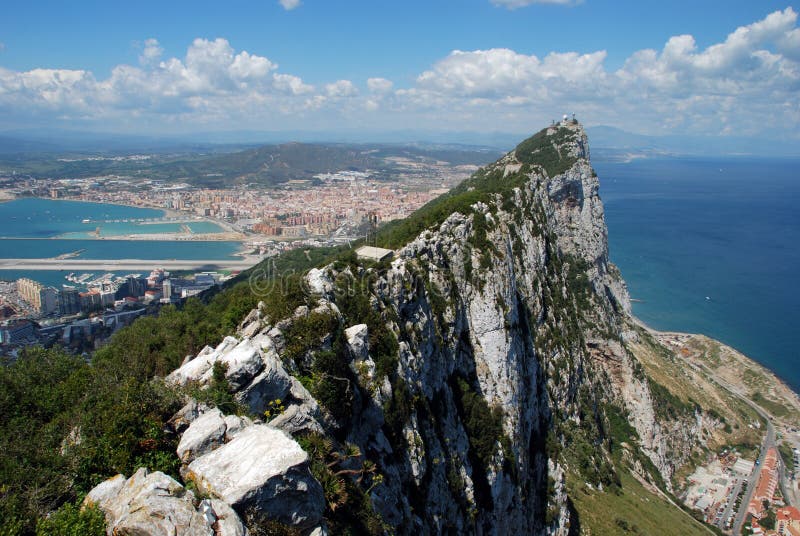 The Rock, Gibraltar. stock image. Image of european, coastline - 28827437