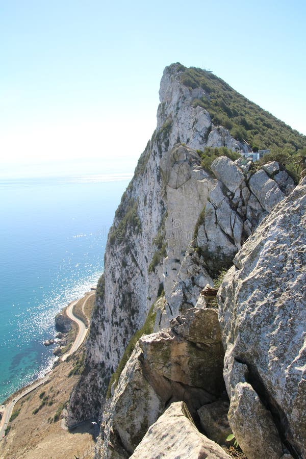 Rock of Gibraltar stock photo. Image of british, fell - 102782350