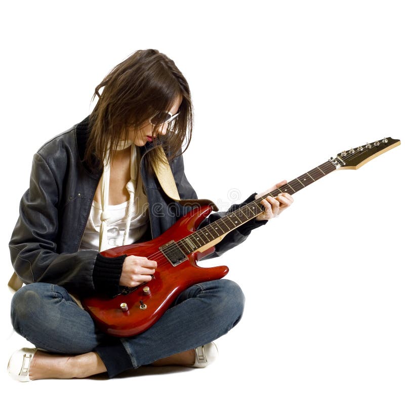 7,433 Girl Playing Rock Guitar Stock Photos - Free & Royalty-Free Stock ...