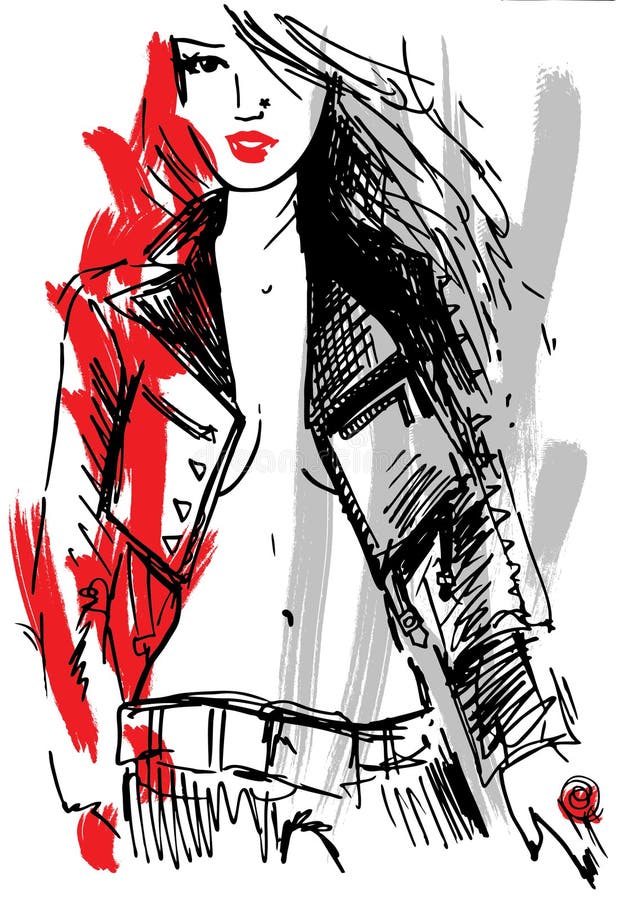 Girl Rocker Stock Illustrations – 876 Girl Rocker Stock Illustrations ...