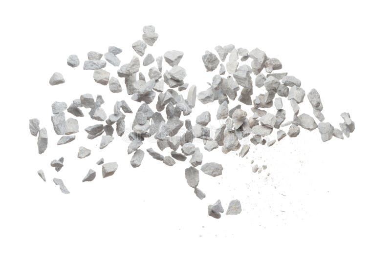 Rock Gravel Fly Explosion Fall, Gray Stone Pebbles Rock Explode ...