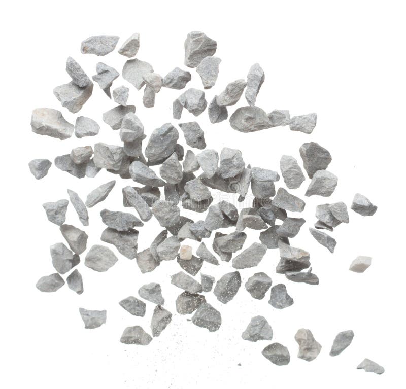 Rock Gravel Fly Explosion Fall, Gray Stone Pebbles Rock Explode ...