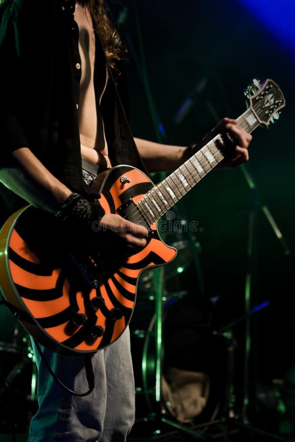 Guitar Player stock image. Image of live, perform, member - 1732743