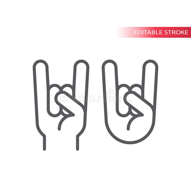Rock on Hand Sign, Rock N Roll, Hard Rock, Heavy Metal, Music, D Stock ...