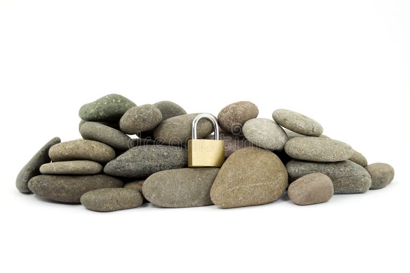 Rock hard security stock image. Image of rock, stone, security - 5389619