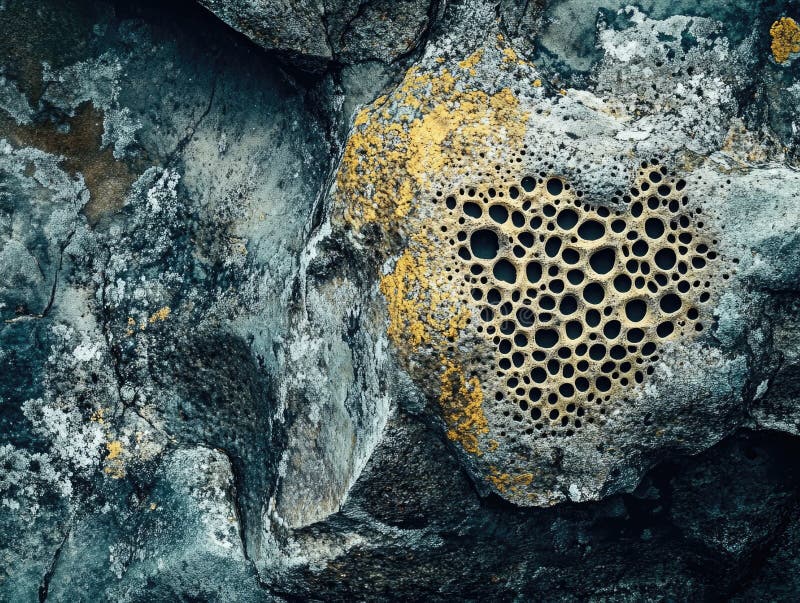 Rock with hole stock image. Image of science, construction - 375524799