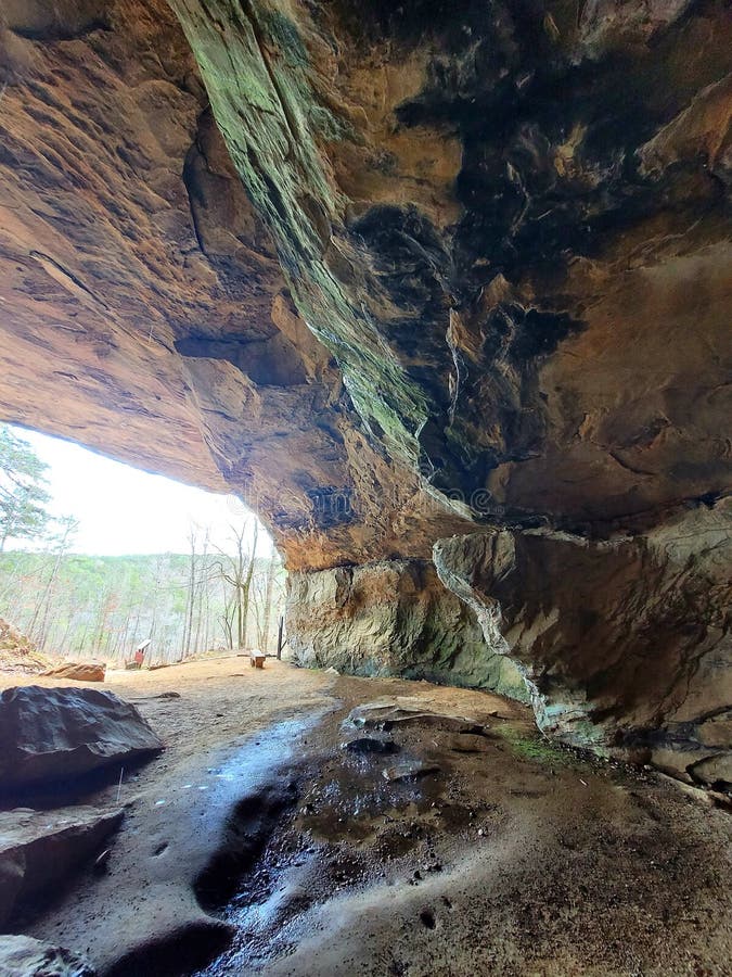 Rock House Cave in Petit Jean State Park Stock Photo - Image of state ...