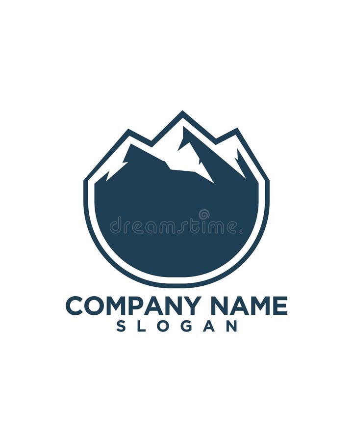 Rock Icon Vector Business Insurance Abstract Stock Illustration ...