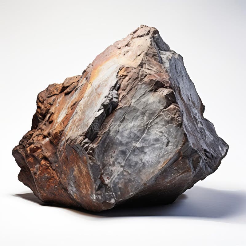 Shiny Bumpy Rock Texture Against Solid White Background Image Stock ...