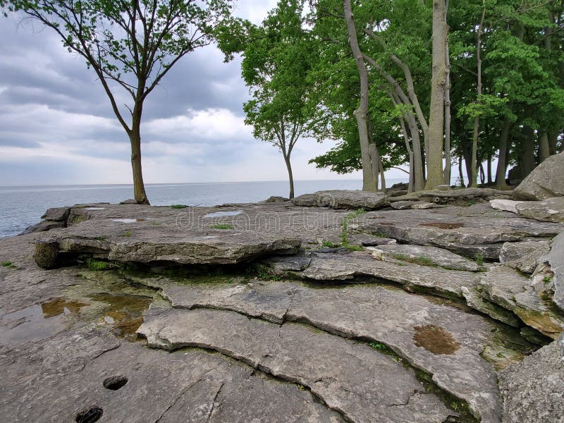 Rock lair stock image. Image of rock, water, landscape - 149130099