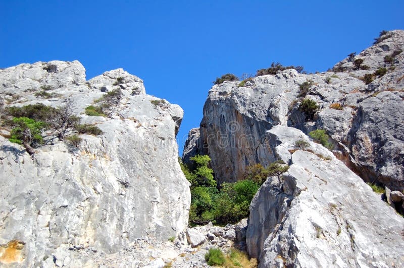 Rock landscape stock photo. Image of summer, scenery - 15849534