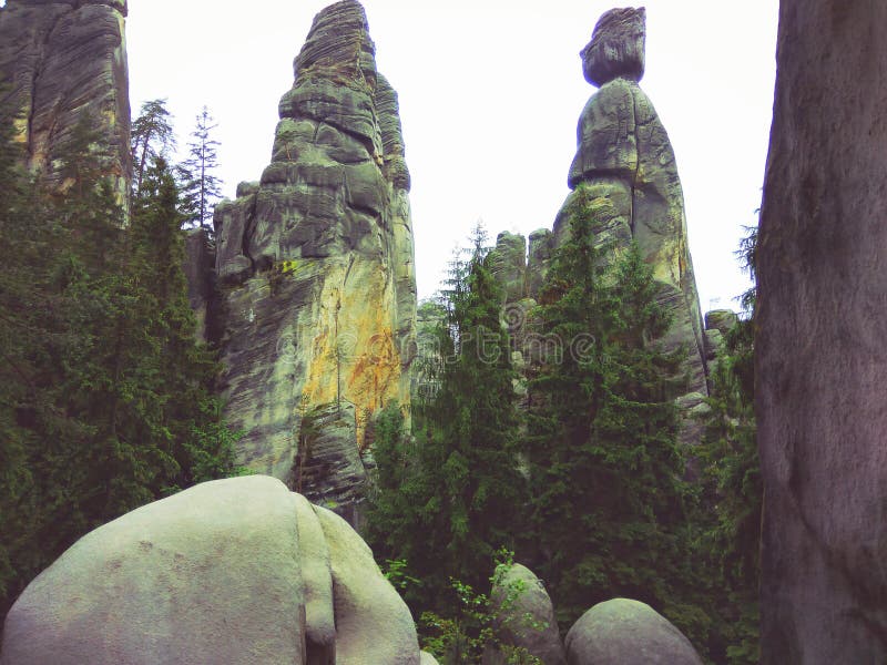 Rock landscape stock photo. Image of rock, landscape - 95377710