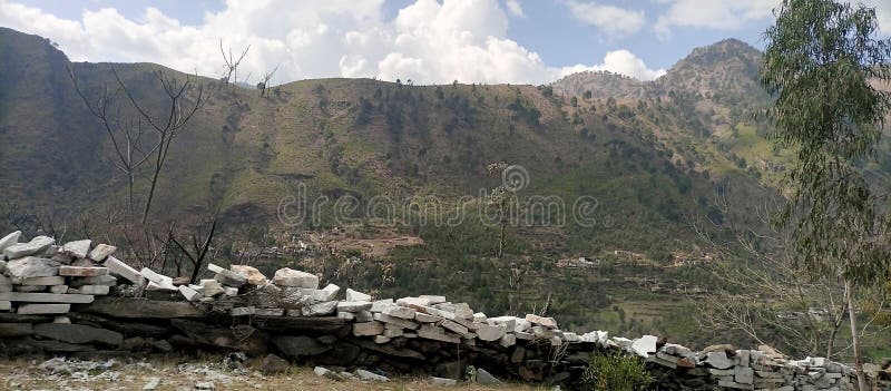 Rock lying at stream stock image. Image of plateau, valley - 243203999