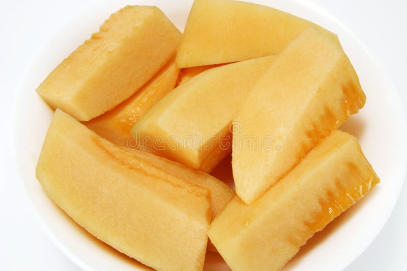 Rock Melon Slices stock image. Image of texture, closeup - 9176943