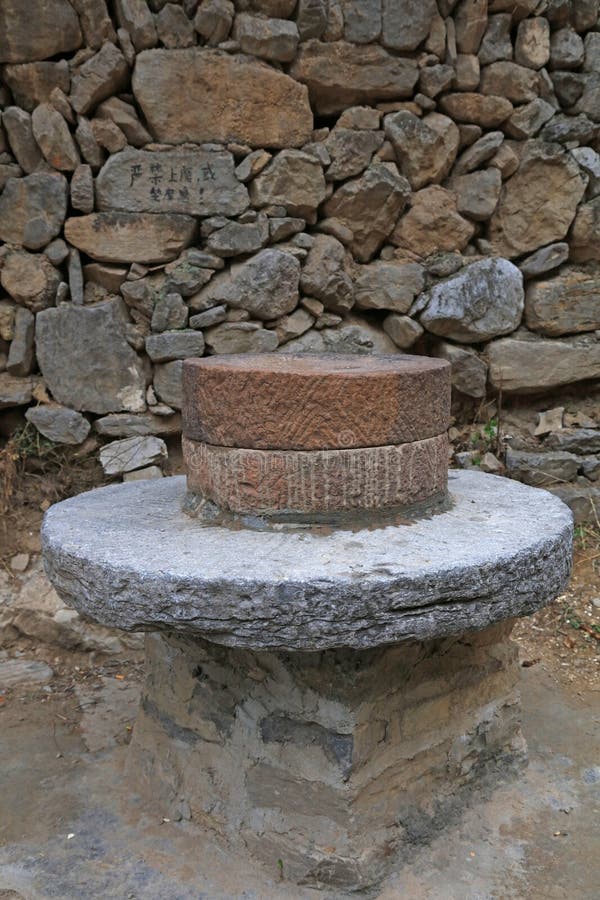 Millstone with tools stock photo. Image of ancient, meal - 37125706