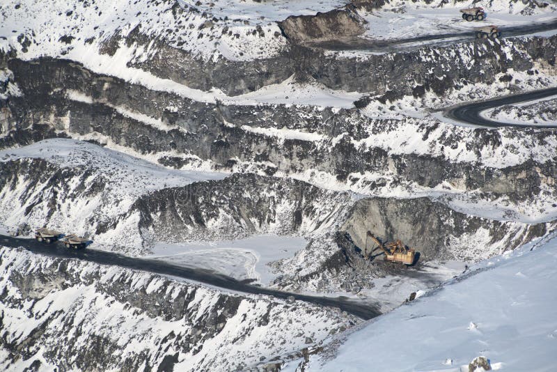 Rock mining stock photo. Image of cast, road, loader - 26970228