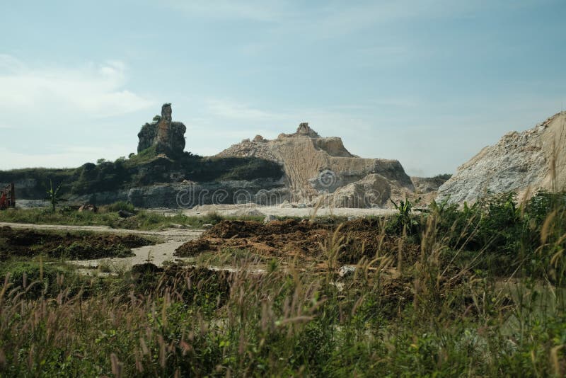 Rock mining hills mountain stock photo. Image of hills - 237718838