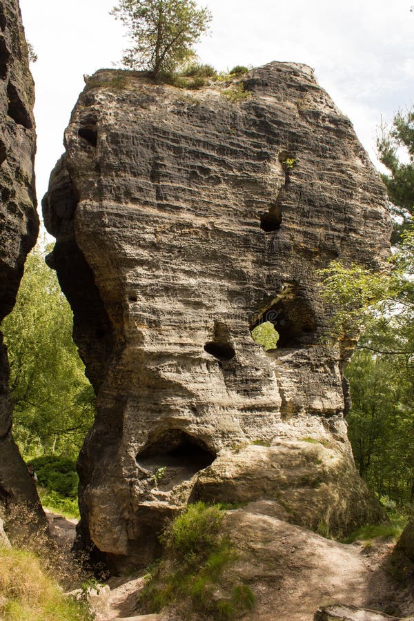Rock monument stock photo. Image of landmark, stone, view - 95908250